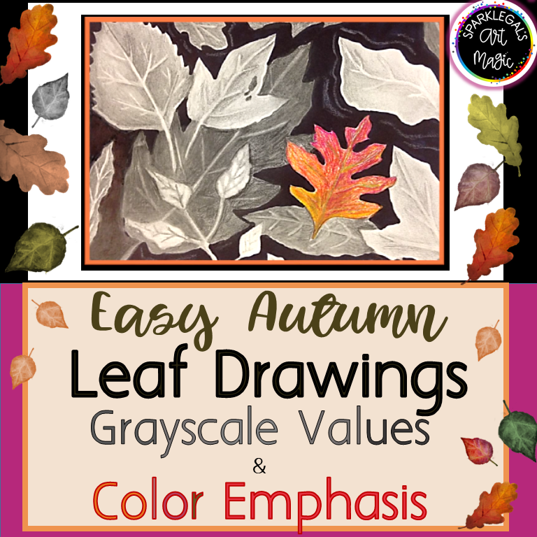Student-Favorite Autumn Value Shading Lesson! - SparkleGals Art Magic Blog